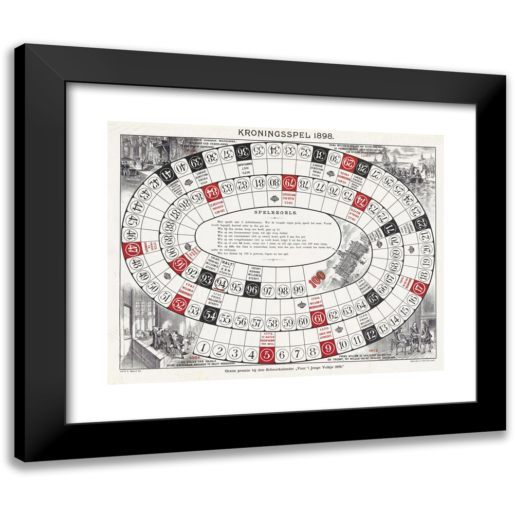 Antonie S. Reule 14x12 Black Modern Framed Museum Art Print Titled ...