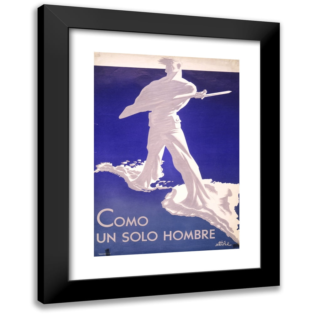 Antonio Arias Bernal 14x18 Black Modern Framed Museum Art Print Titled ...