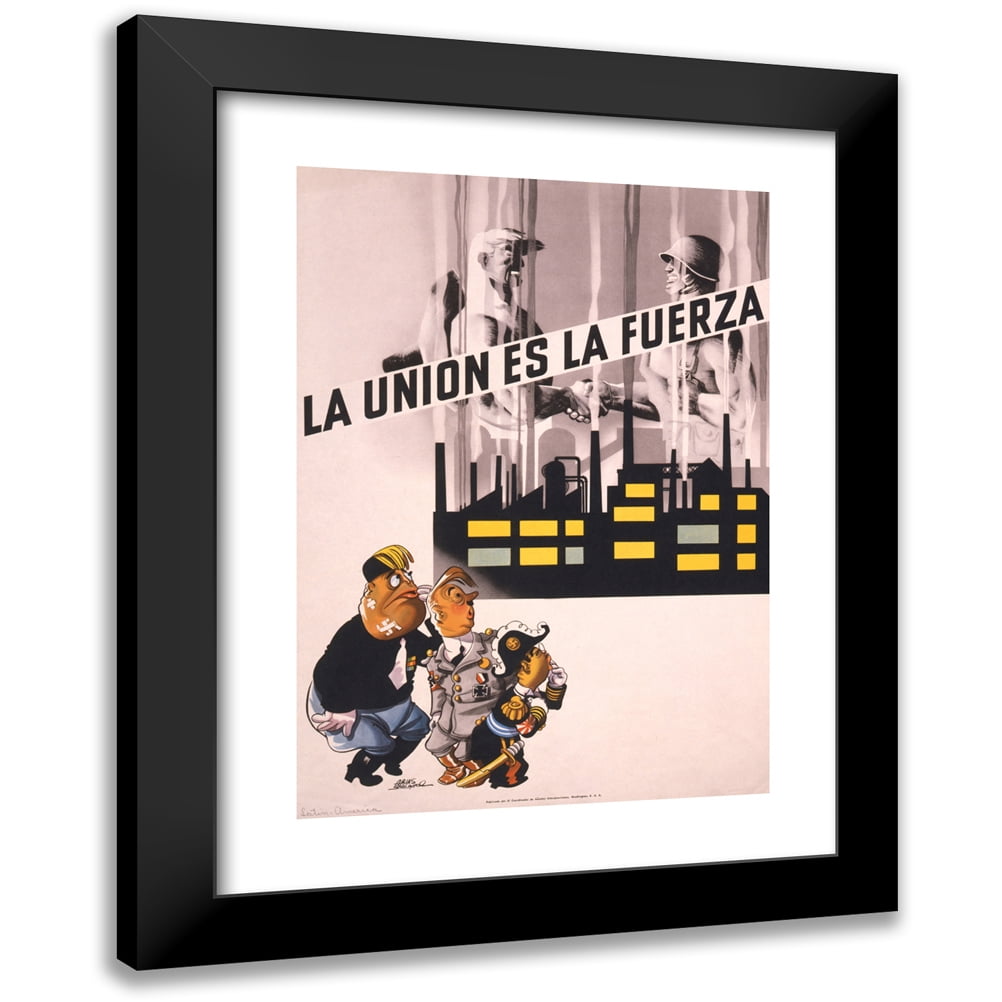 Antonio Arias Bernal 14x18 Black Modern Framed Museum Art Print Titled ...