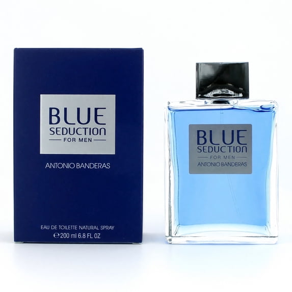 Antonio Banderas Blue Seduction Cologne Perfume for Men, 6.75 oz EDT ...