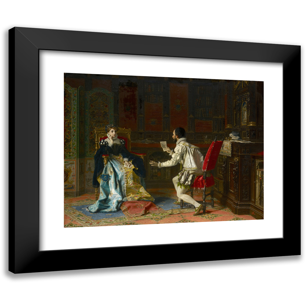 Antonio Barzaghi-Cattaneo 18x15 Black Modern Framed Museum Art Print ...