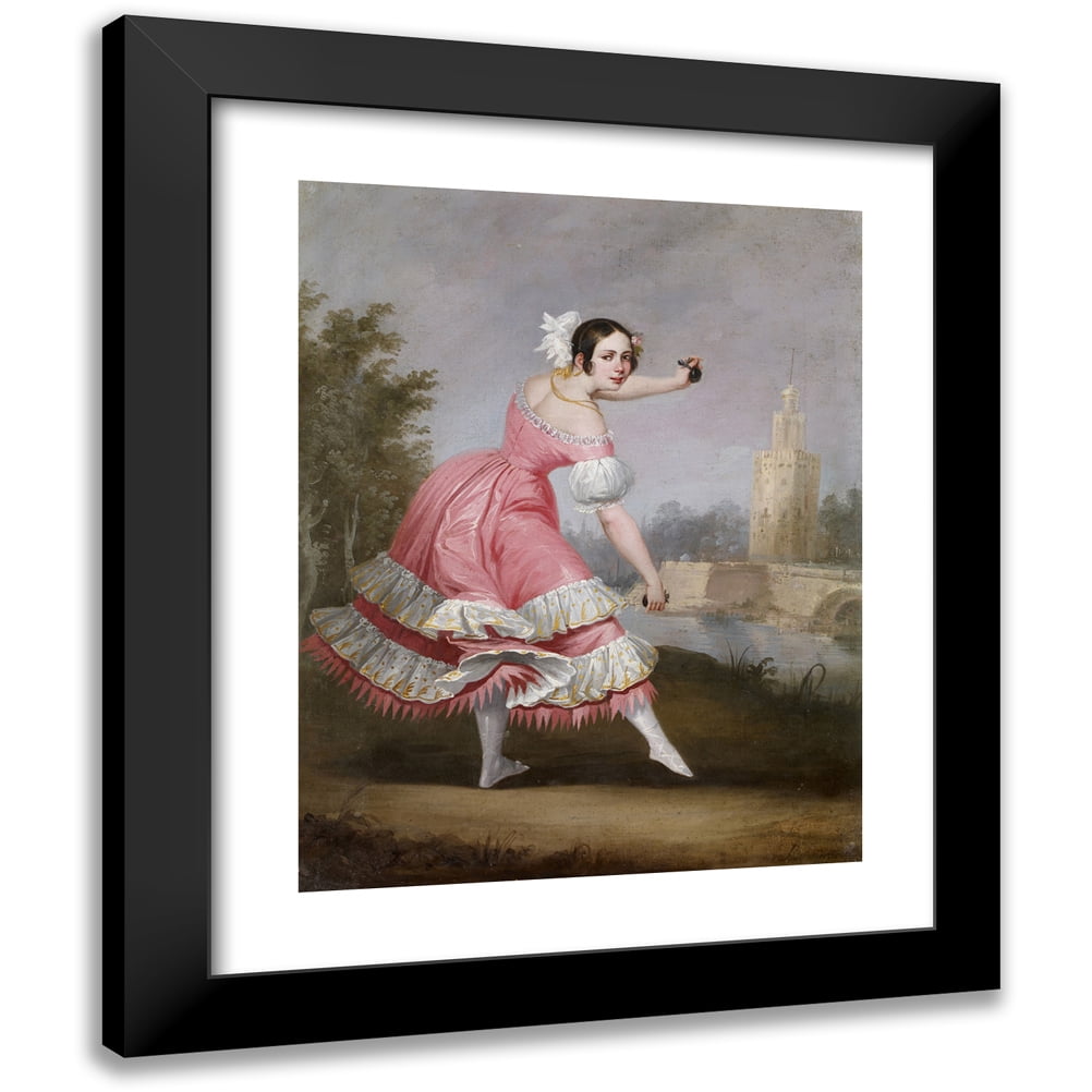 Antonio Cabral Bejarano 12x14 Black Modern Framed Museum Art Print ...