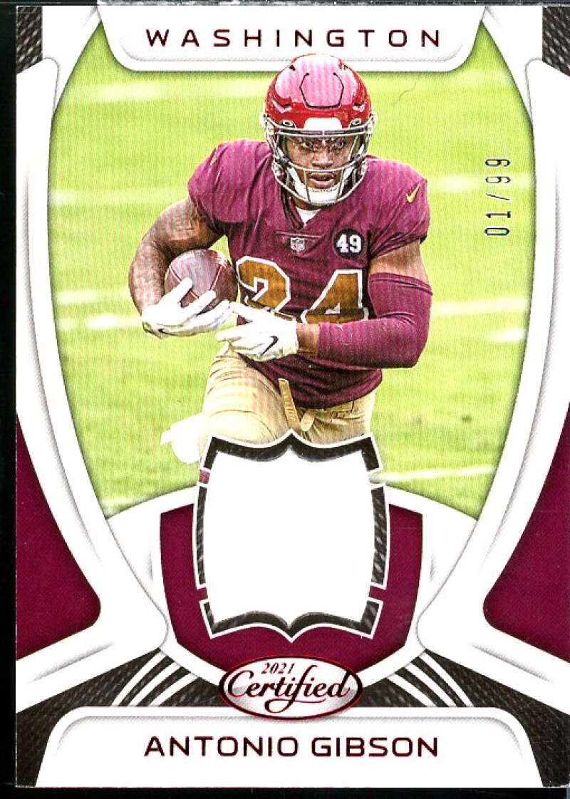 Antonio Gibson Card 2021 Certified Materials Red #38 - Walmart.com