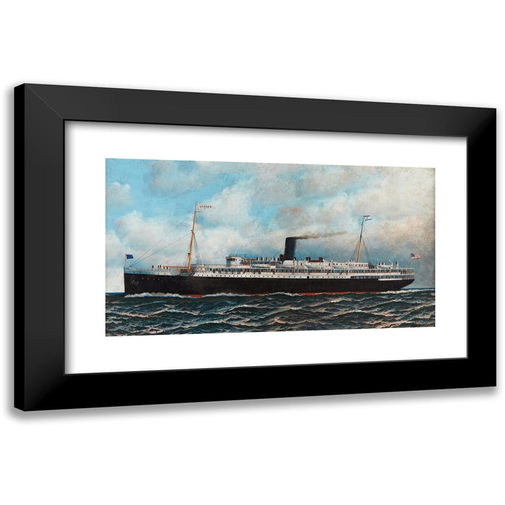 Antonio Jacobsen 24x15 Black Modern Framed Museum Art Print Titled ...