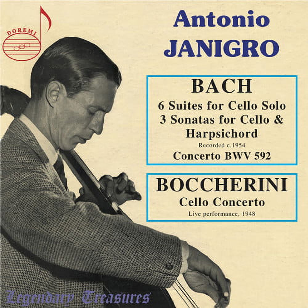 Antonio Janigro - Plays Bach & Boccherini - Music & Performance - CD ...