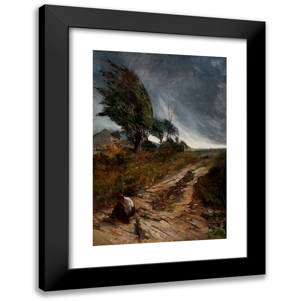 Antonio Parreiras 17x24 Black Modern Framed Museum Art Print Titled ...