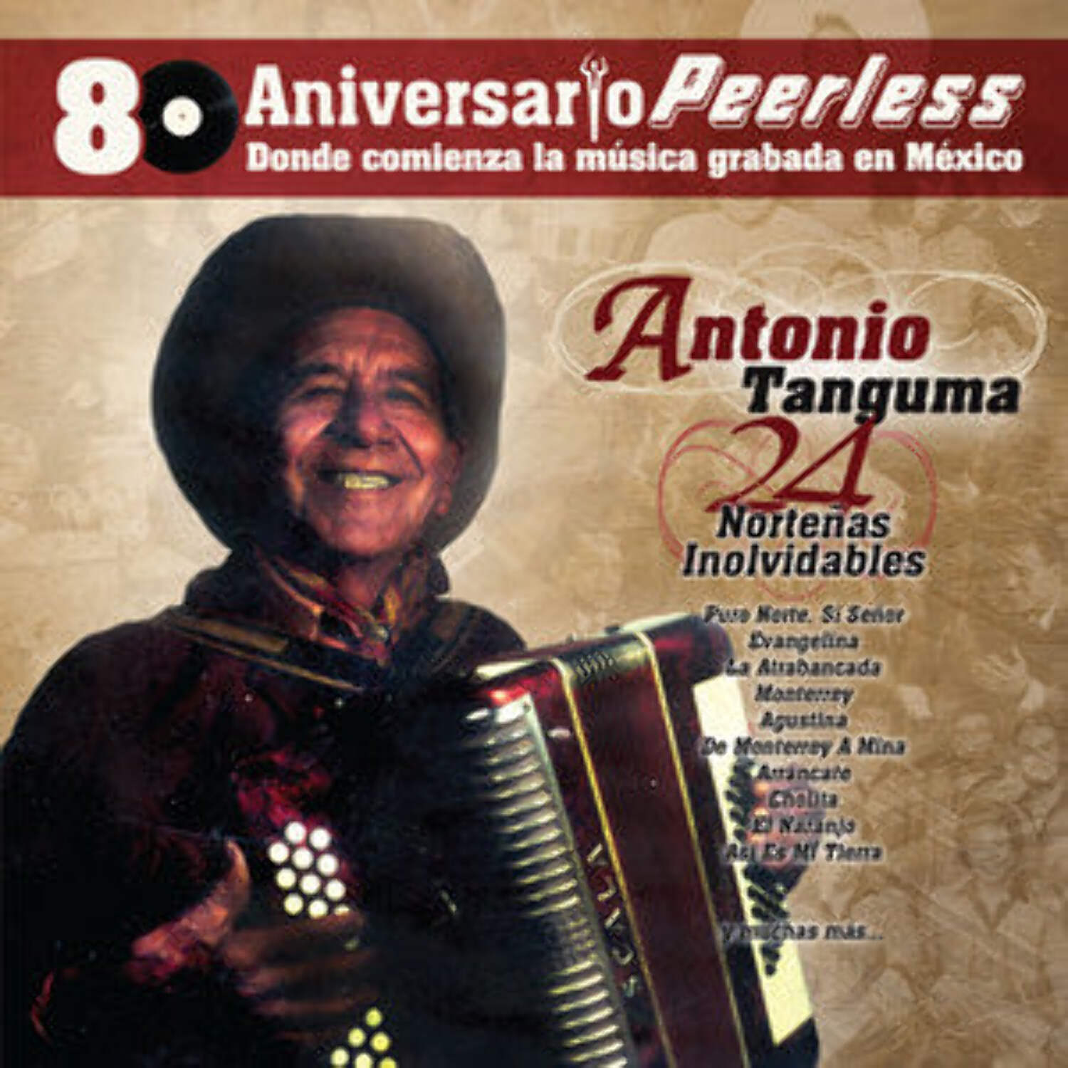 Antonio Tanguma - 80 Aniversario, 24 Norteñas Inolvidable (CD ...