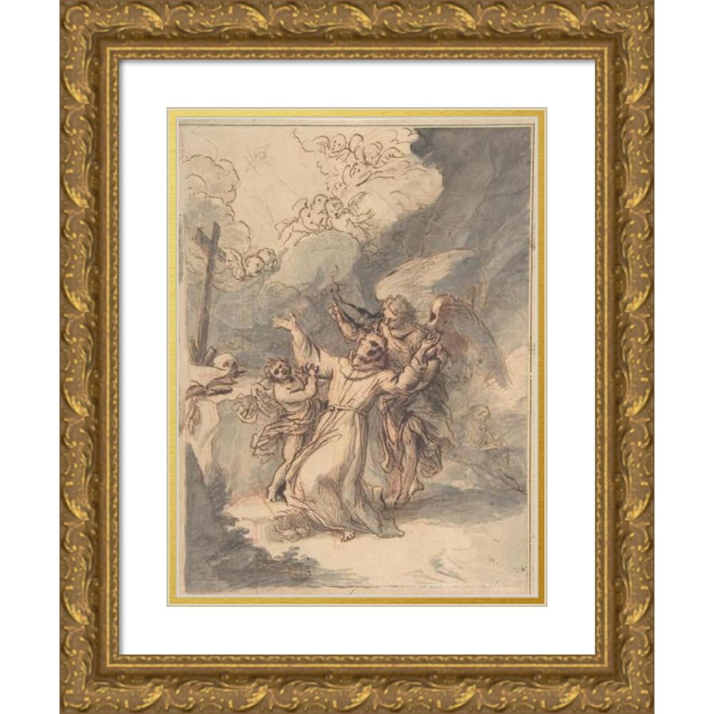 Antonio de Pereda 14x18 Gold Ornate Wood Frame and Double Matted Museum ...