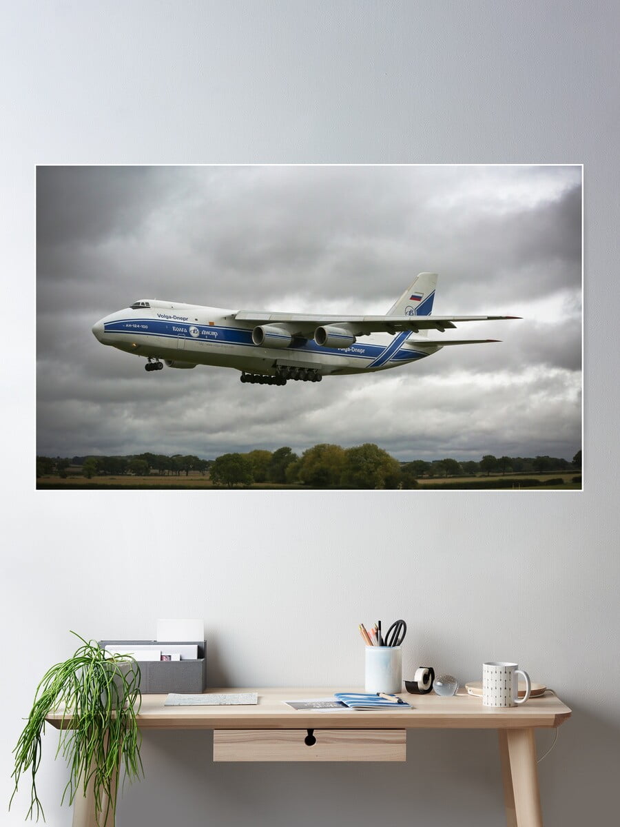 Antonov Final Approach Poster Wall Art, Modern Wall Decor For Living ...