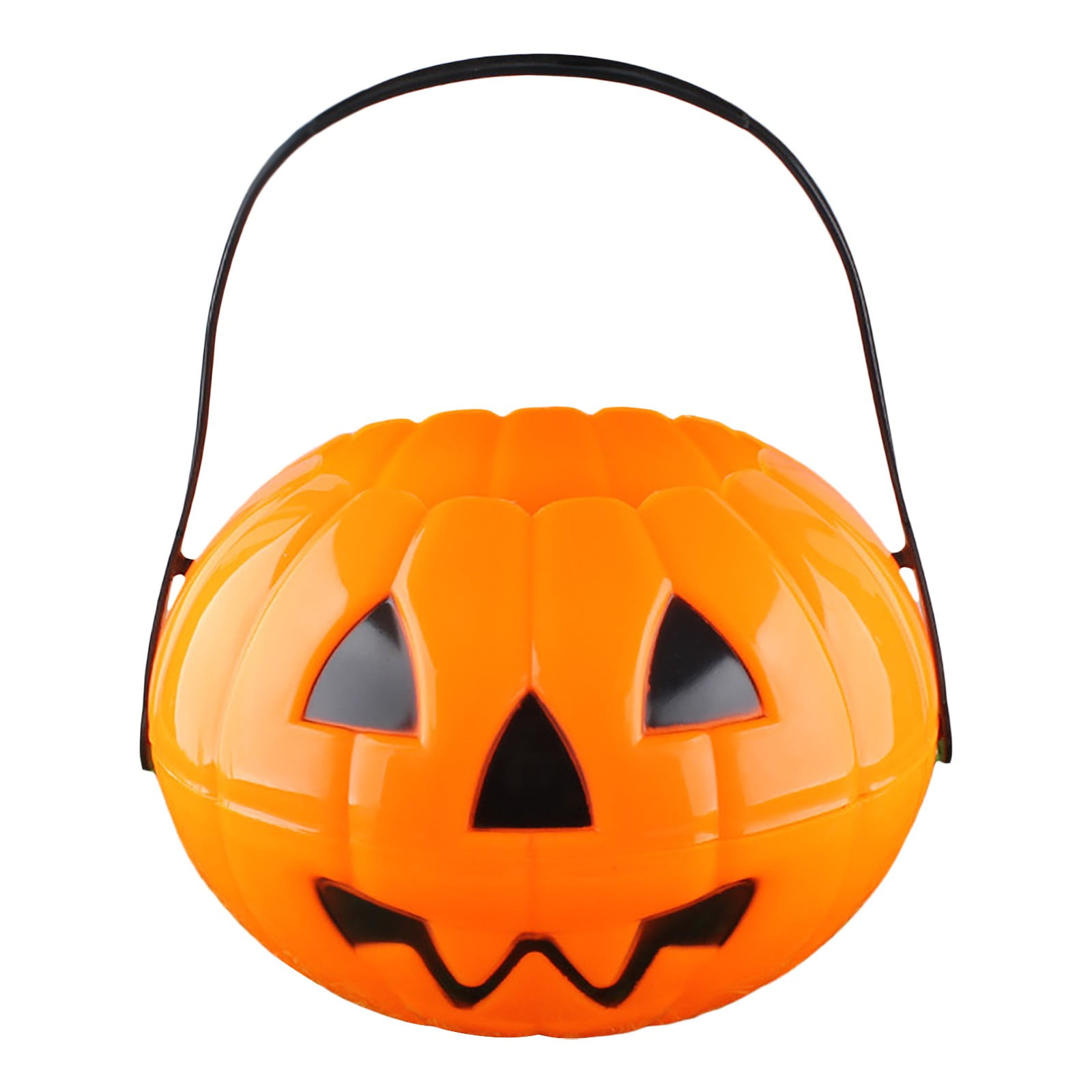Antoo Large Pumpkin Candy Bucket,2025 New Portable Plastic Candy Pail ...