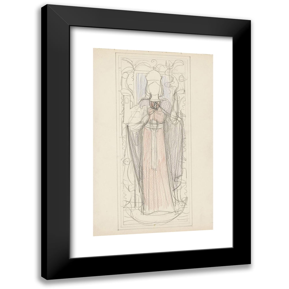 Antoon Derkinderen 11x14 Black Modern Framed Museum Art Print Titled ...