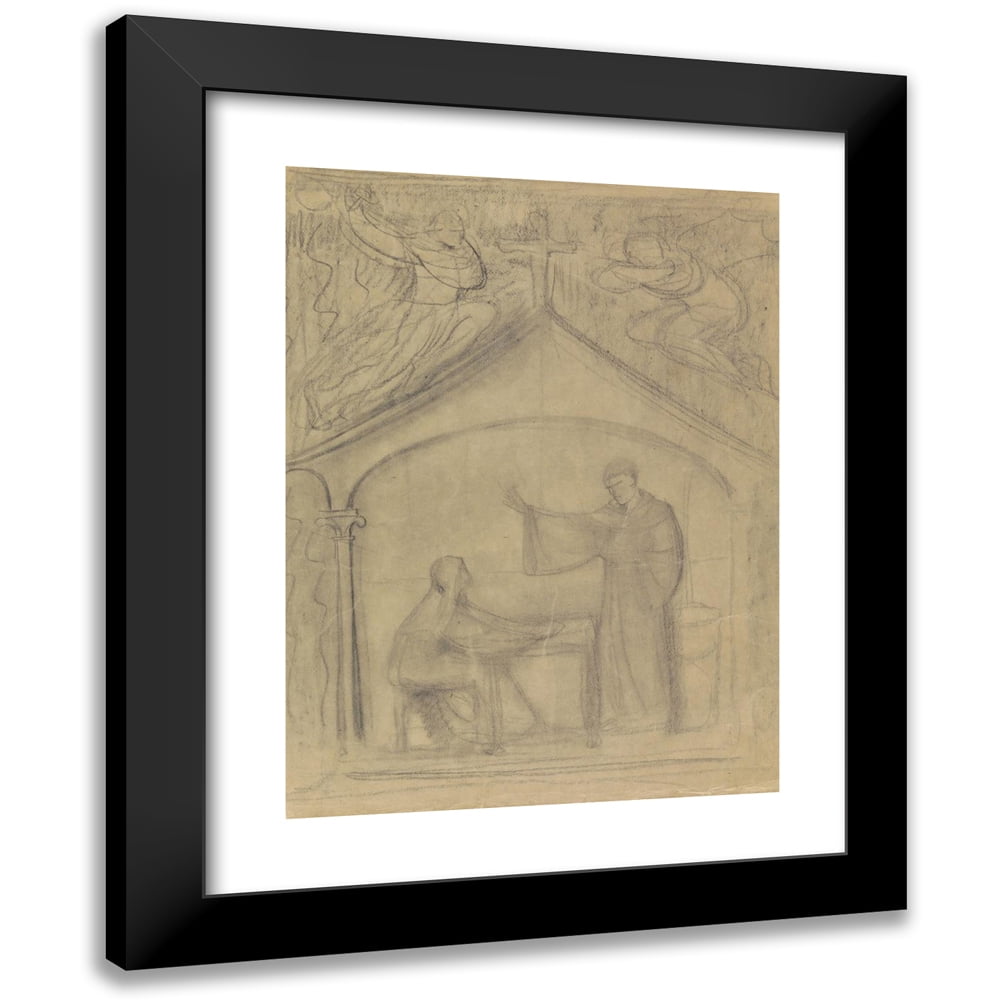 Antoon Derkinderen 11x14 Black Modern Framed Museum Art Print Titled ...