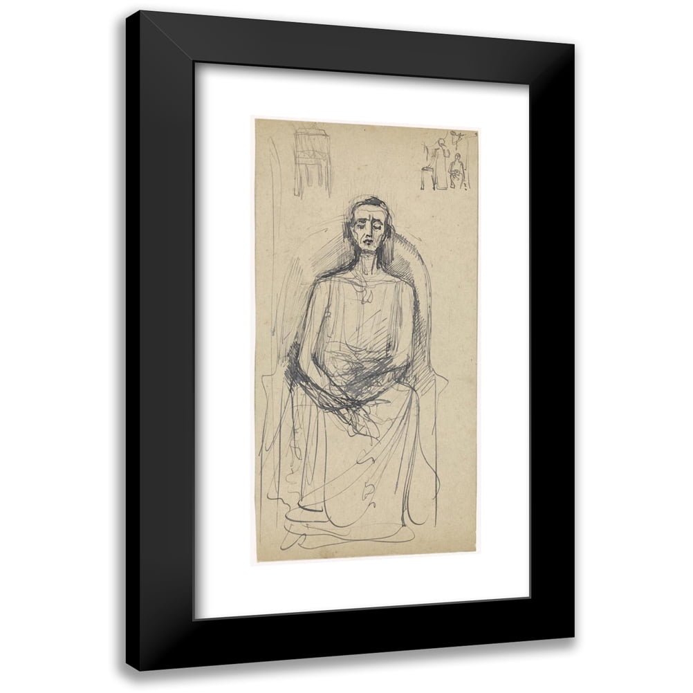Antoon Derkinderen 9x14 Black Modern Framed Museum Art Print Titled ...
