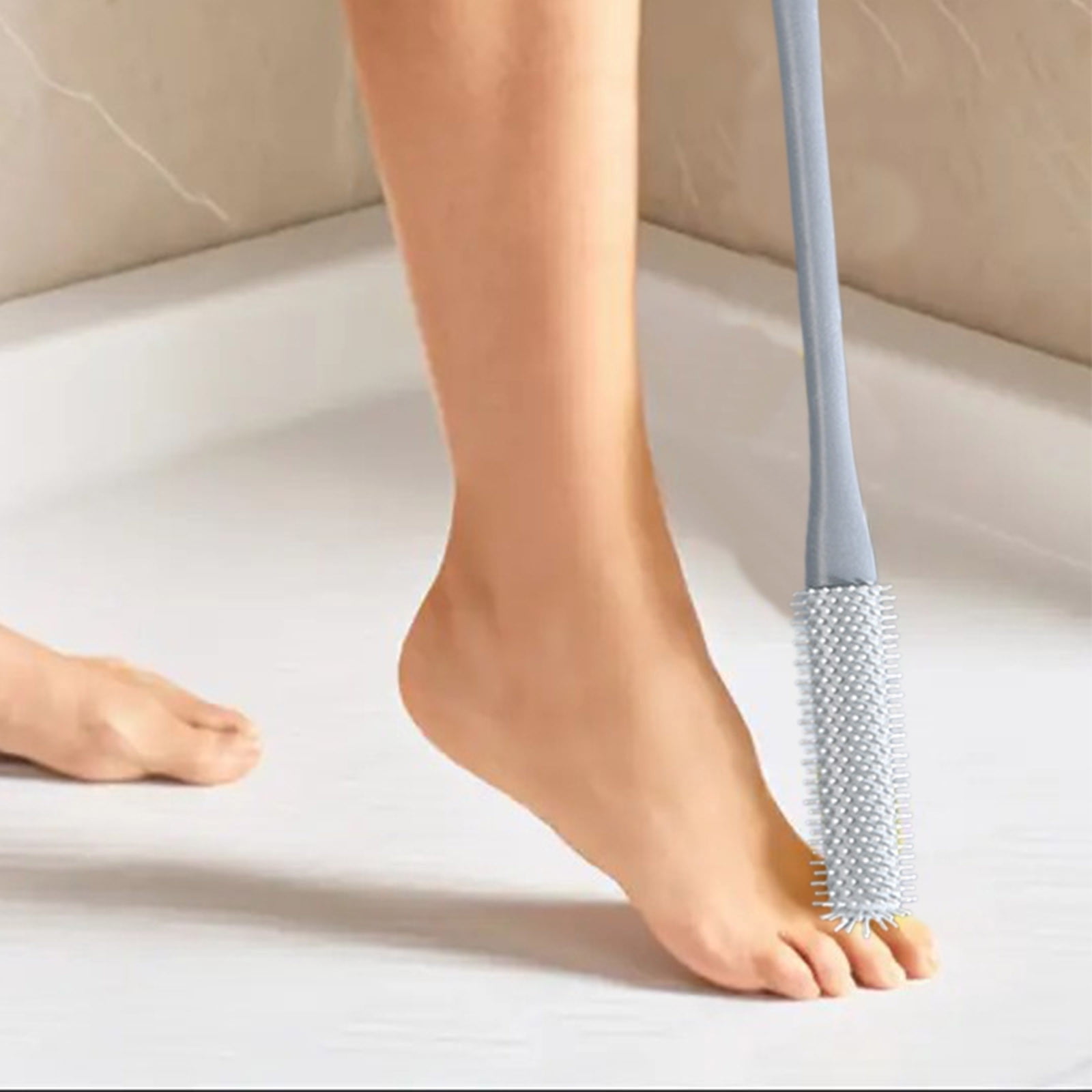 Antqov 2PCS Toe Cleaning Brush, Soft Toe Seam Massage Brush for Shower ...