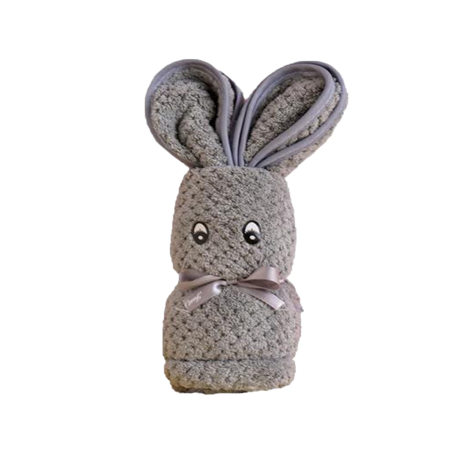 Antqov Bath Towel Cute Bunny Towels Cotton Soft Hand Towels for Easter ...