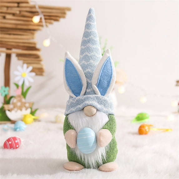 Antqov Easter Gnomes Decorations Cute Faceless Doll Bunny Spring Decor ...