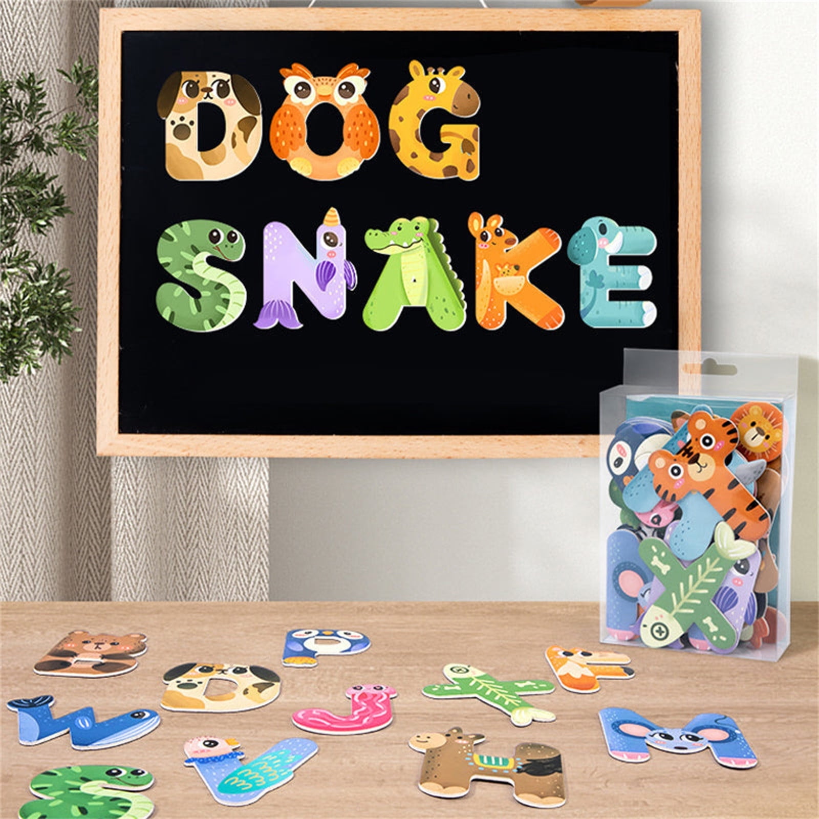 Antqov Magnetic Letters, Alphabet Magnets for Children, Cute Magnets ...