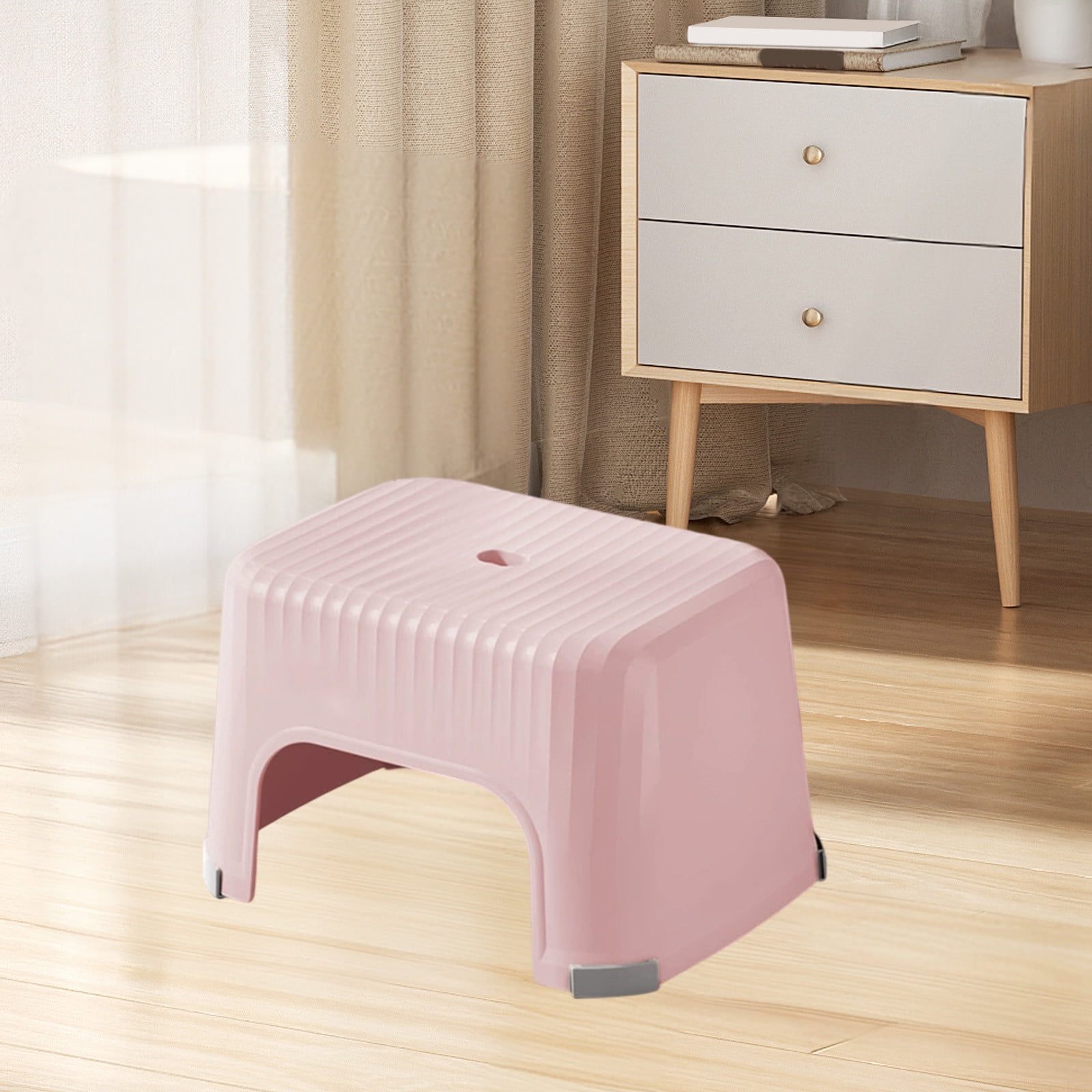 Antqov Non Slip Foot Stool, Colorful Plastic Step Stool, Hand Washing ...