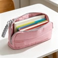 Antqov Pencil Case Large Capacity Pencil Pouch Bag with Zipper & Handle ...