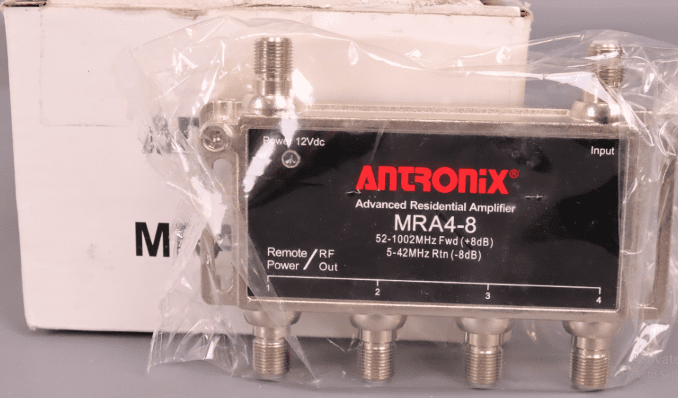 Antronix AMP MRA4-8/AC Amplifier Broadband Cable TV Signal Booster with ...