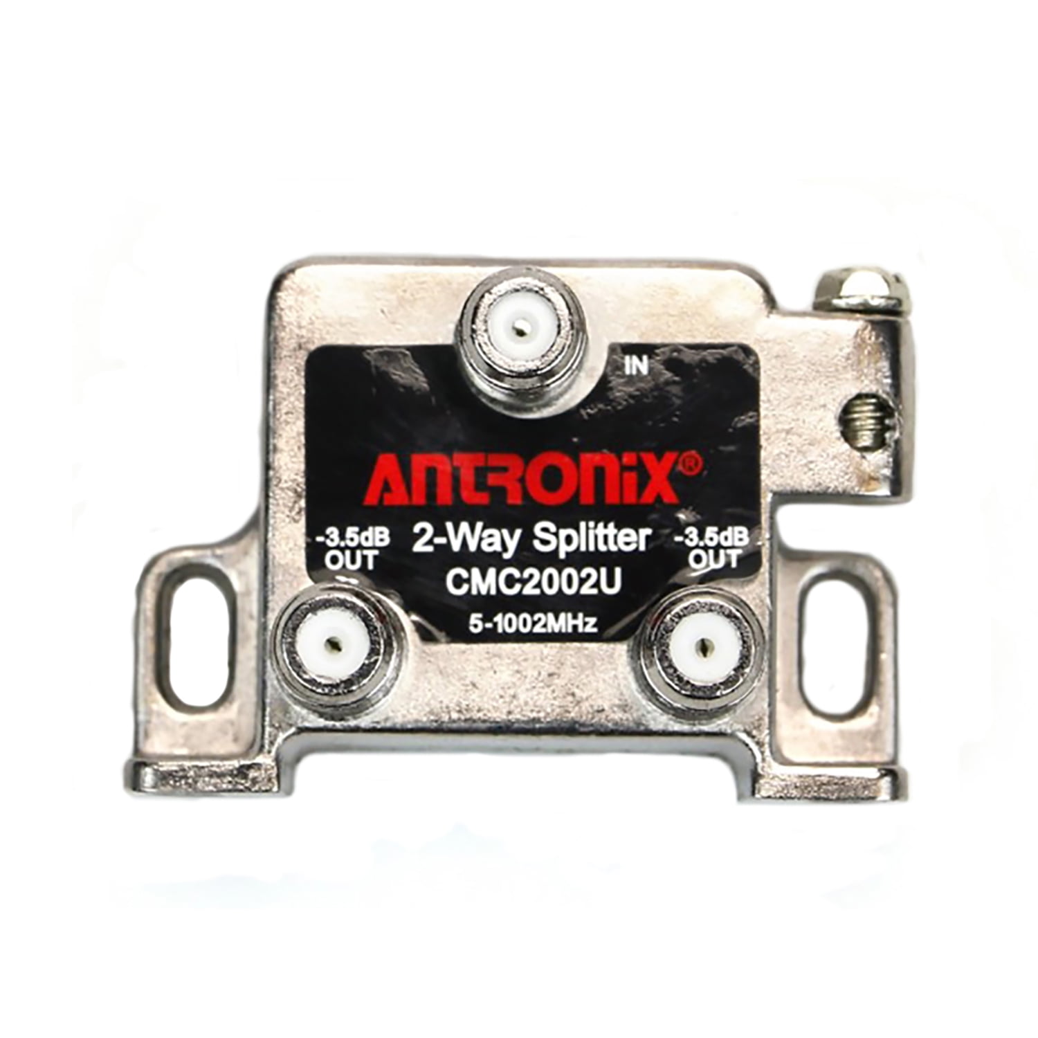 Antronix CMC2002U Universal 2-Way Splitter (Nickel Alloy) - Walmart.com