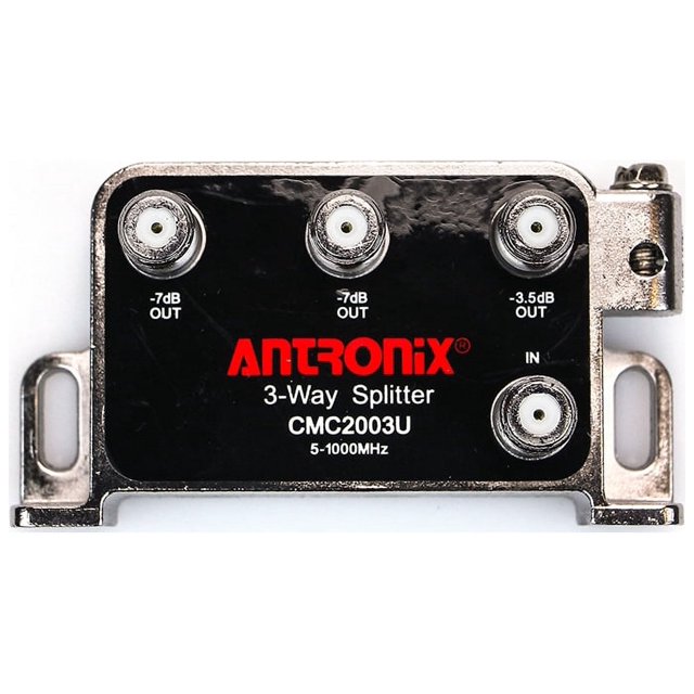 Antronix CMC2003U 3-Way Universal MoCa Splitter -3.5dB -7dB 5-1002 MHz ...