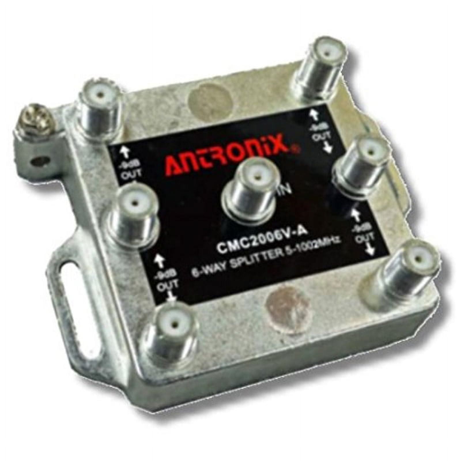 Antronix Digital 6-Way Coaxial Splitter, RG6 HDTV, 1GHz Signal ...
