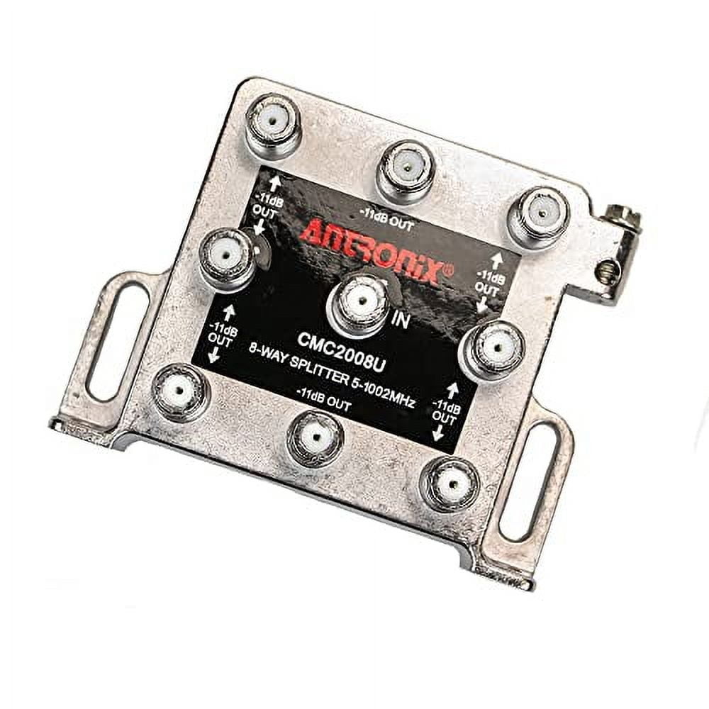 Antronix High Performance 8-Way Cable TV Splitter CMC2008U OTA Coaxial ...
