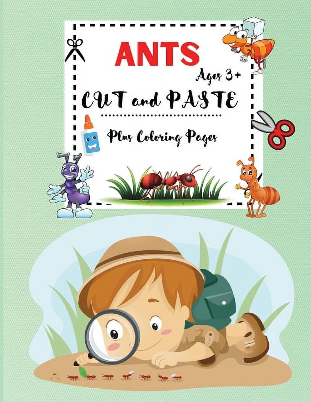 Ants, Cut and Paste : Activity Book for Preschool, Kindergarten and ...