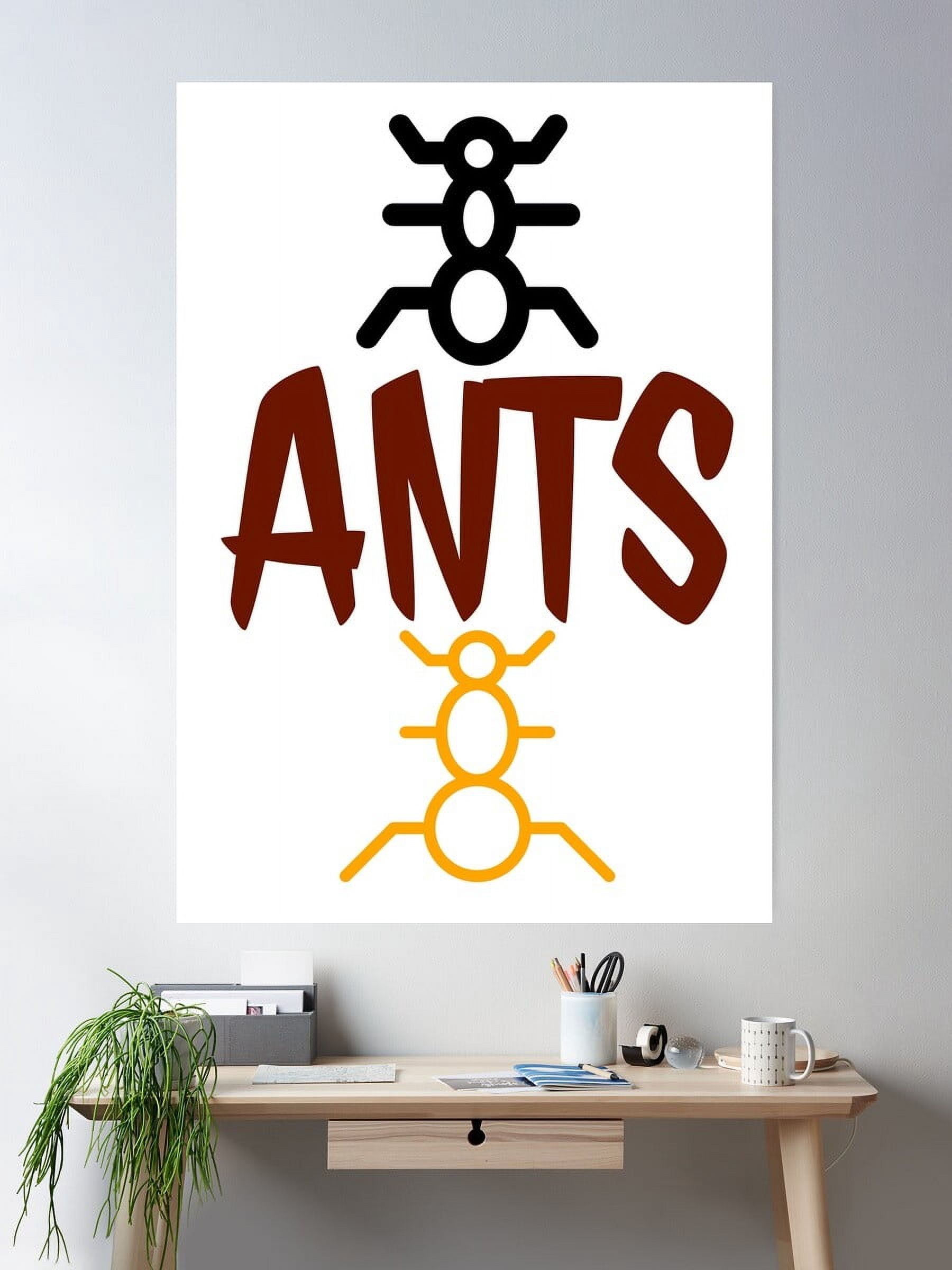 Ants Poster Wall Art Modern Wall Decor For Living Room Bedroom Wall Art ...