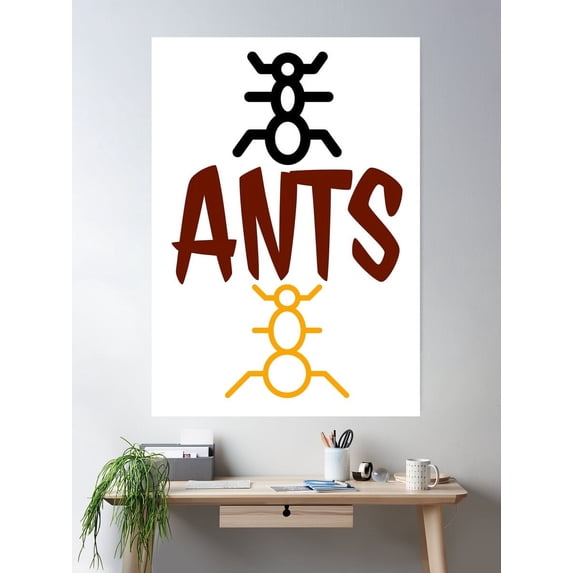 Ants Poster Wall Art Modern Wall Decor For Living Room Bedroom Wall Art ...