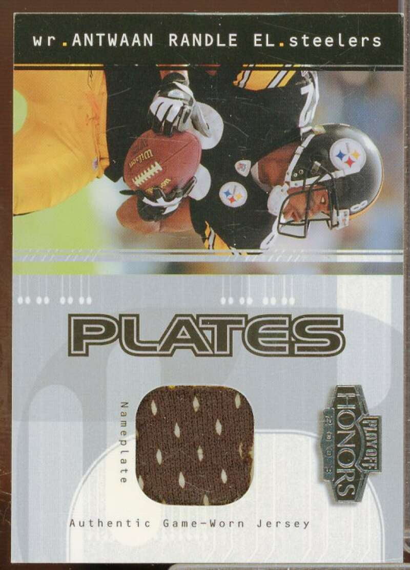 Antwaan Randle El/52 Rookie Card 2003 Playoff Honors Plates #PP33 ...