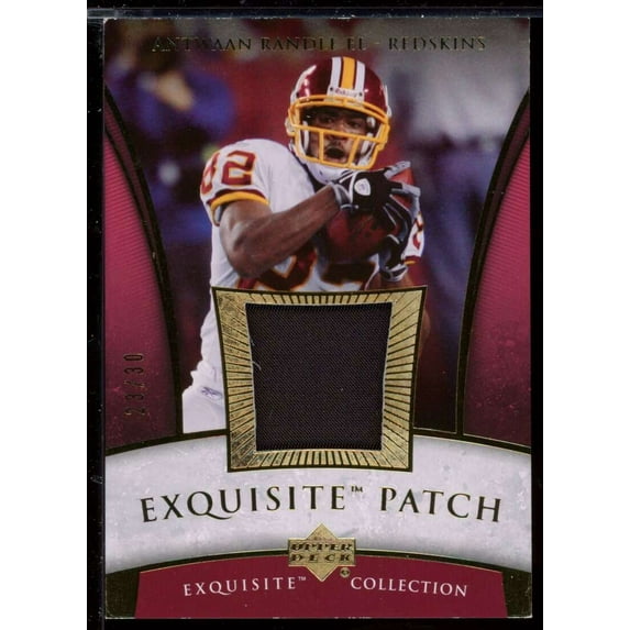 Antwaan Randle El Card 2006 Exquisite Collection Patch Gold #EPAR ...