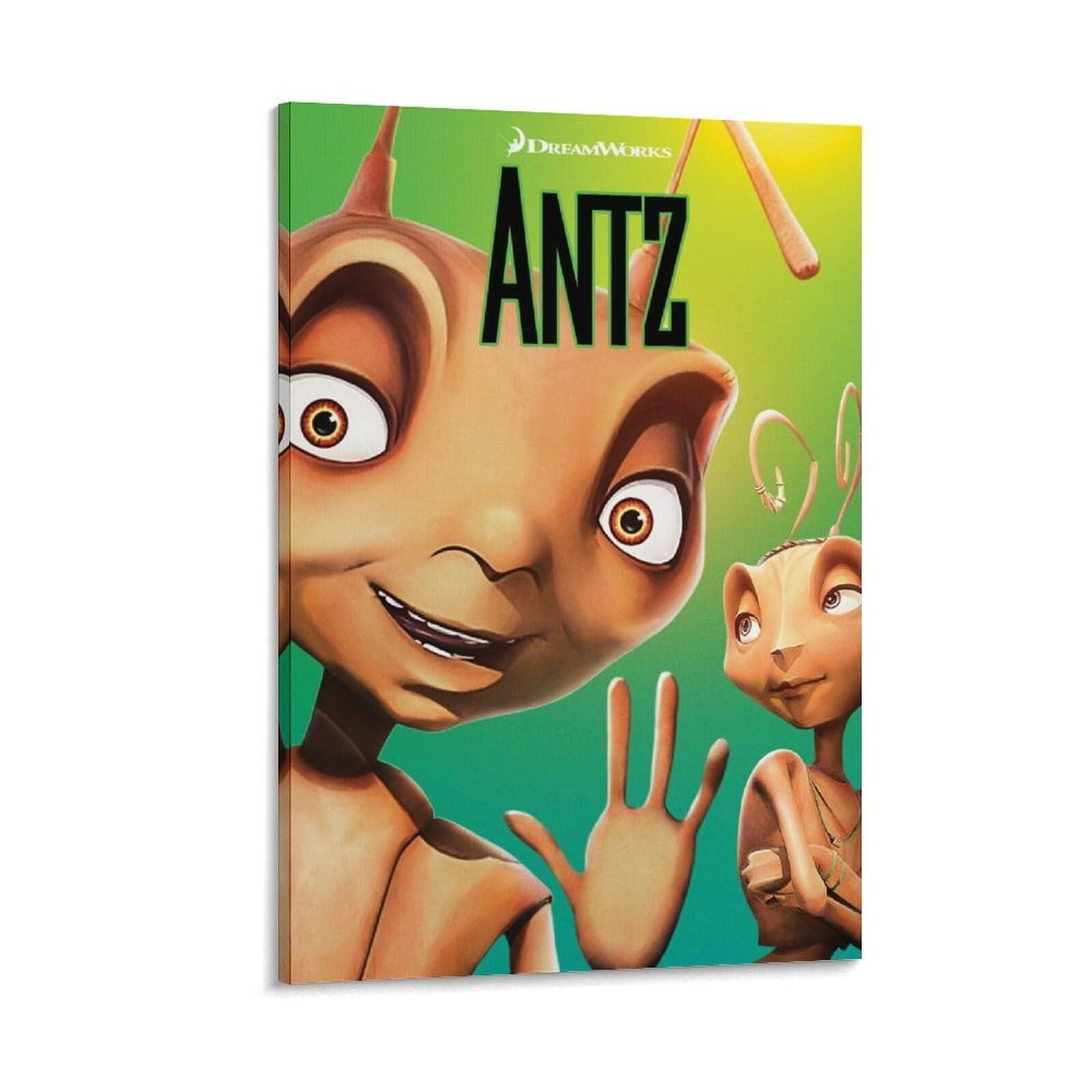 Antz-wall Posters,classic Movie Poster,Vintage Movie Poster,Wall Art 3 Canvas Art Poster And ...