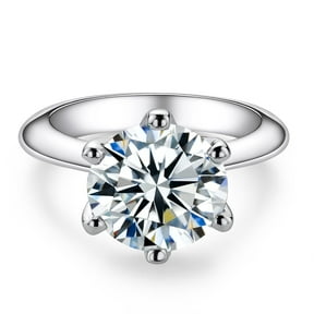 Dainty 4Cttw Moissanite Engagement Rings for Women Marquise Cut D Color ...