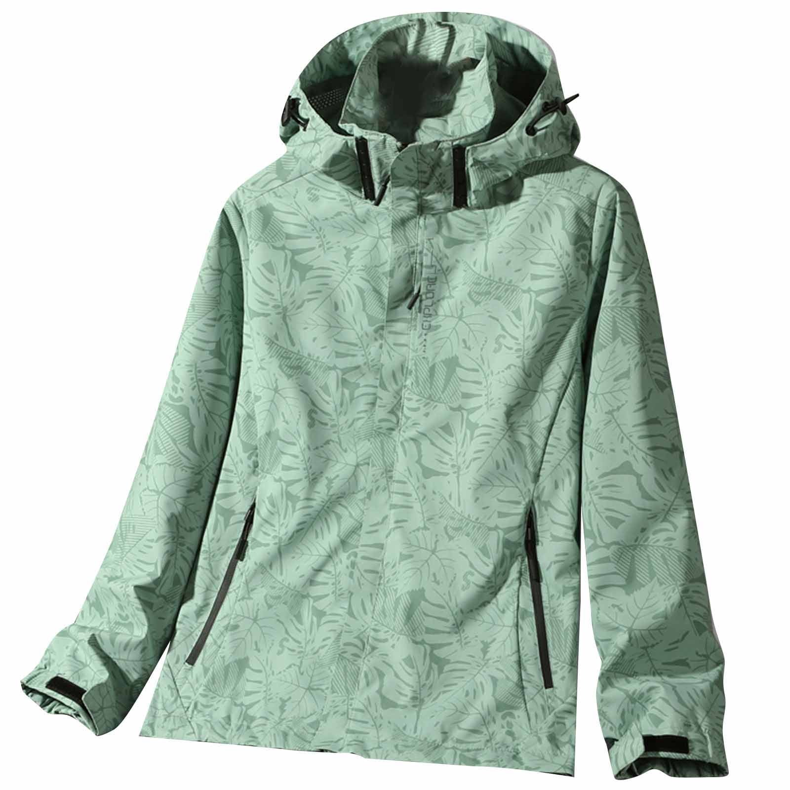 AnuYalue 2025 Coat Clearance Women's Waterproof Rain Jacket with ...