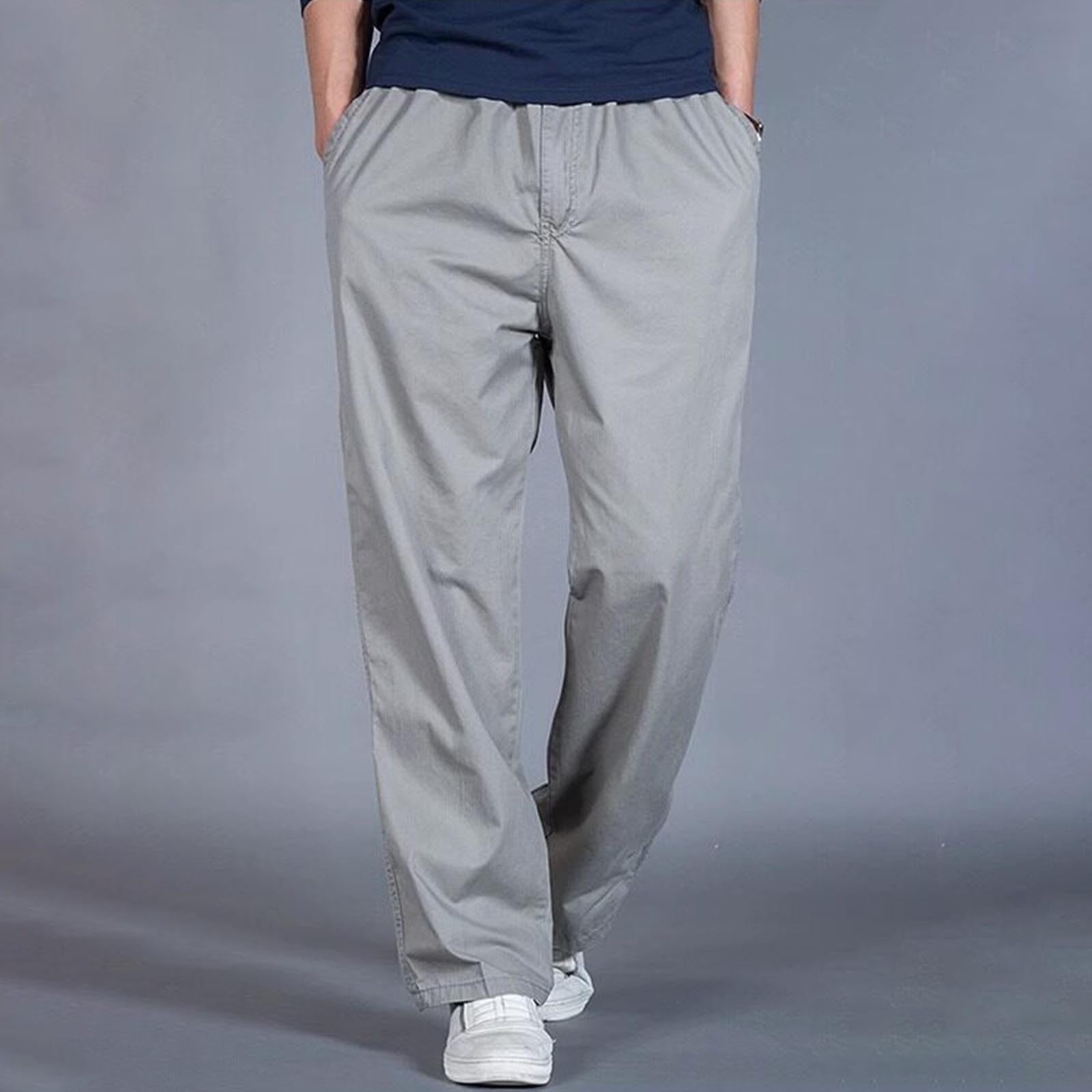 AnuYalue Big and Tall Cargo Pants for Mens Casual Lightweight Straight ...