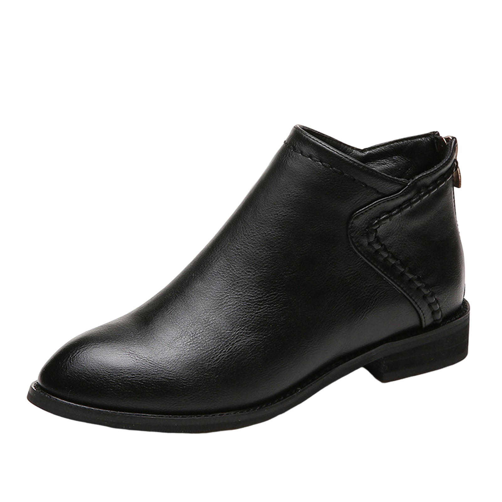 AnuYalue Boots on Clearance 2025 Women's Leather Ankle Boots Extra Wide ...