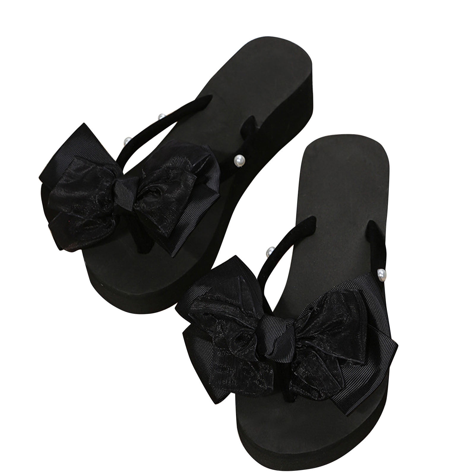 AnuYalue Cute Slide Sandals,Women Slip On Flat Sandals Flip Flop Thong ...