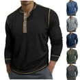 AnuYalue Henley Shirts Mens Casual Crewneck Athletic Shirt Lightweight ...