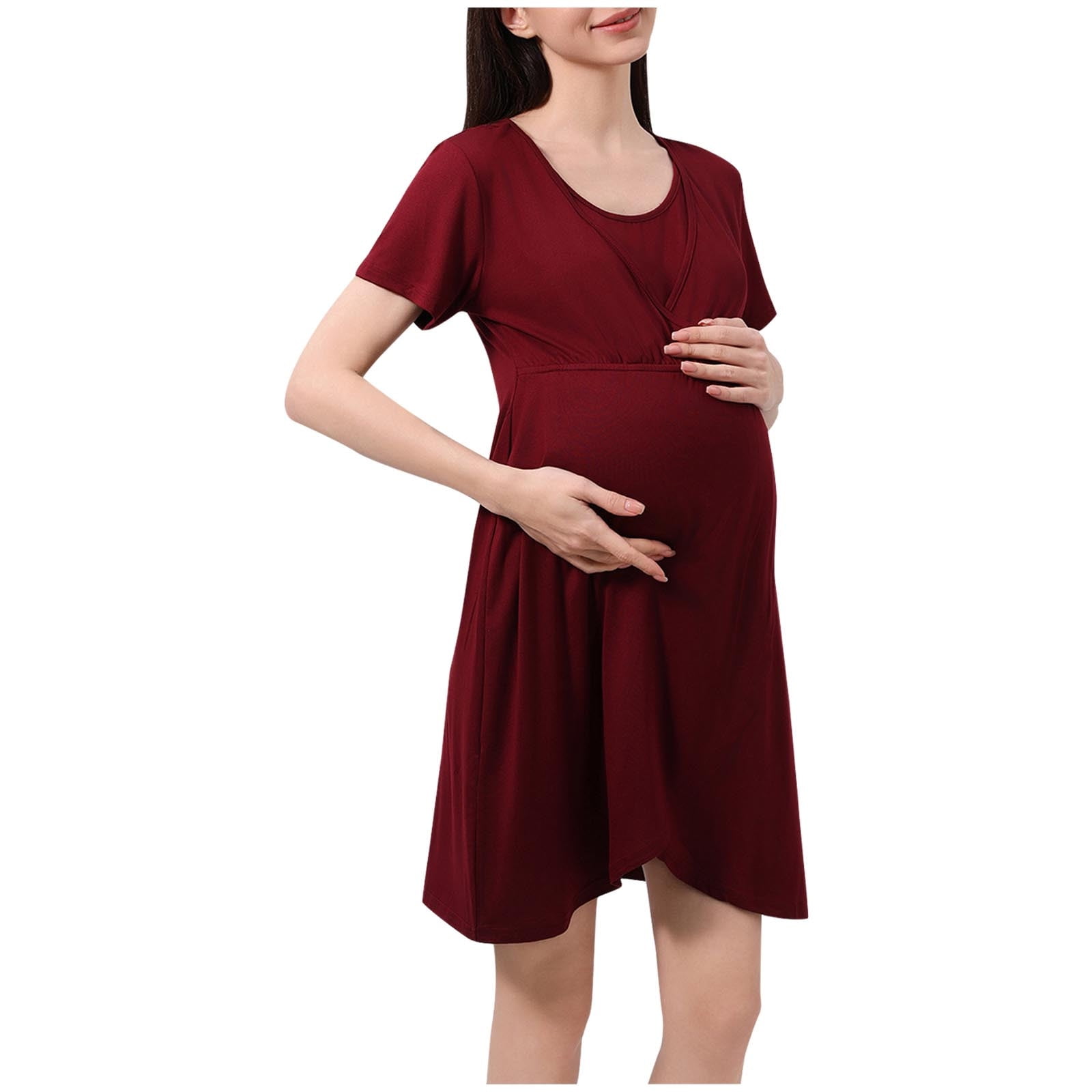 AnuYalue Maternity Robe Nursing Robes for Hospital Labor Delivery V ...