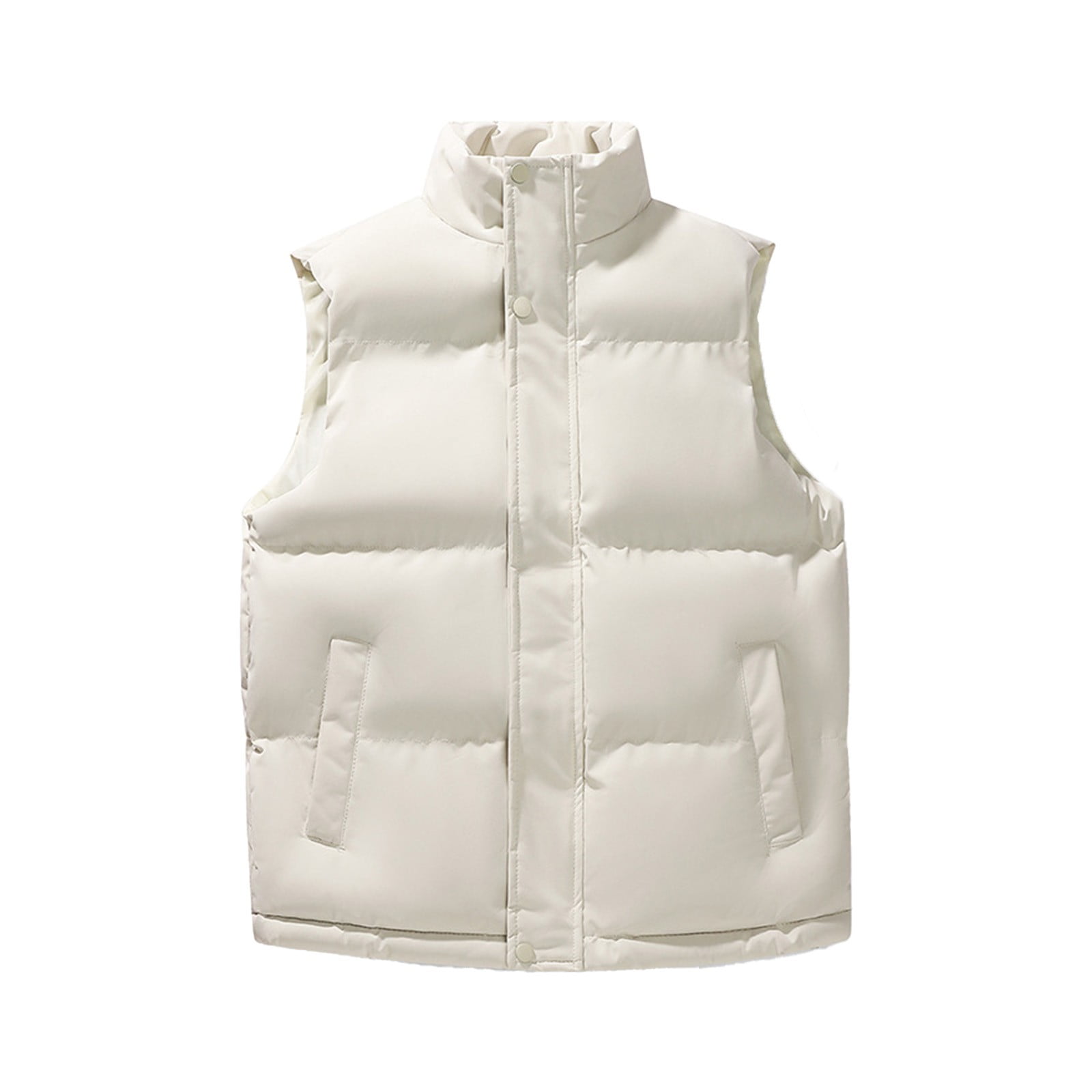 AnuYalue Mens Big and Tall Puffer Vest Winter Casual Outdoor Zipper ...