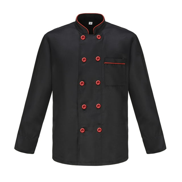 AnuYalue Mens Chef Workwear Lightweight Double-Breasted Oil Proof Cooks ...