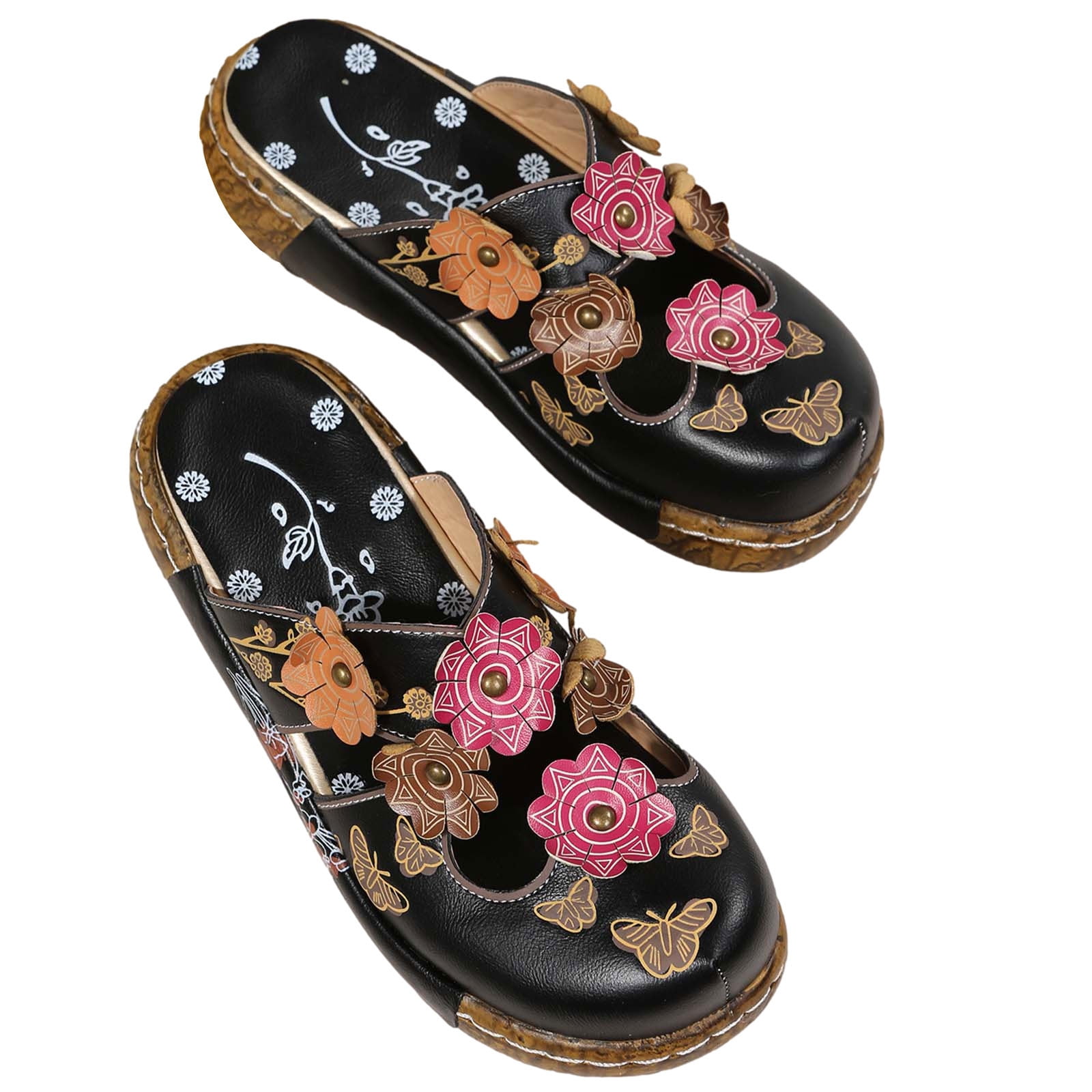 AnuYalue Platform Sandals for Women - Thik Padded Platform Wedges ...
