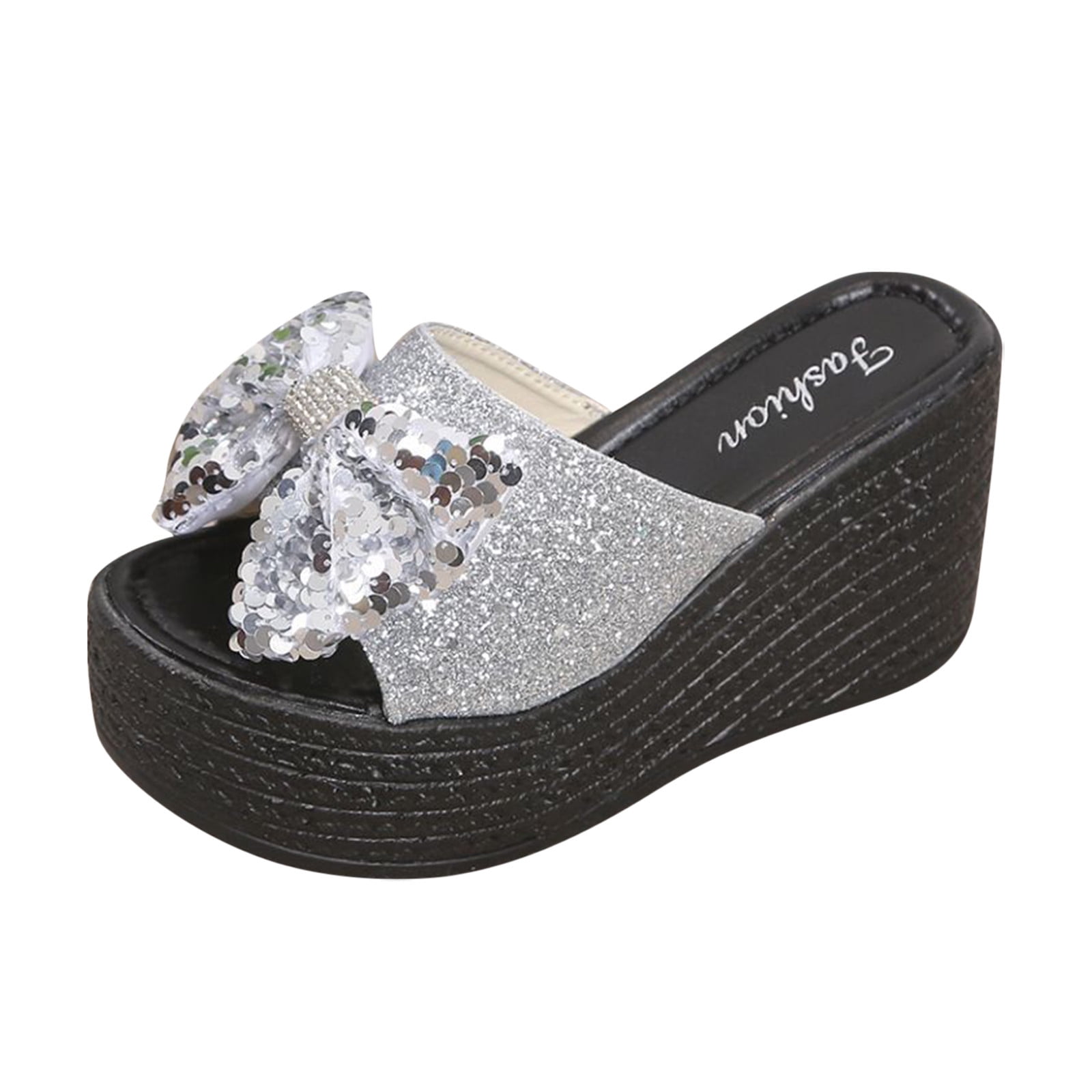 AnuYalue Platform Sandals for Women - Thik Padded Platform Wedges ...