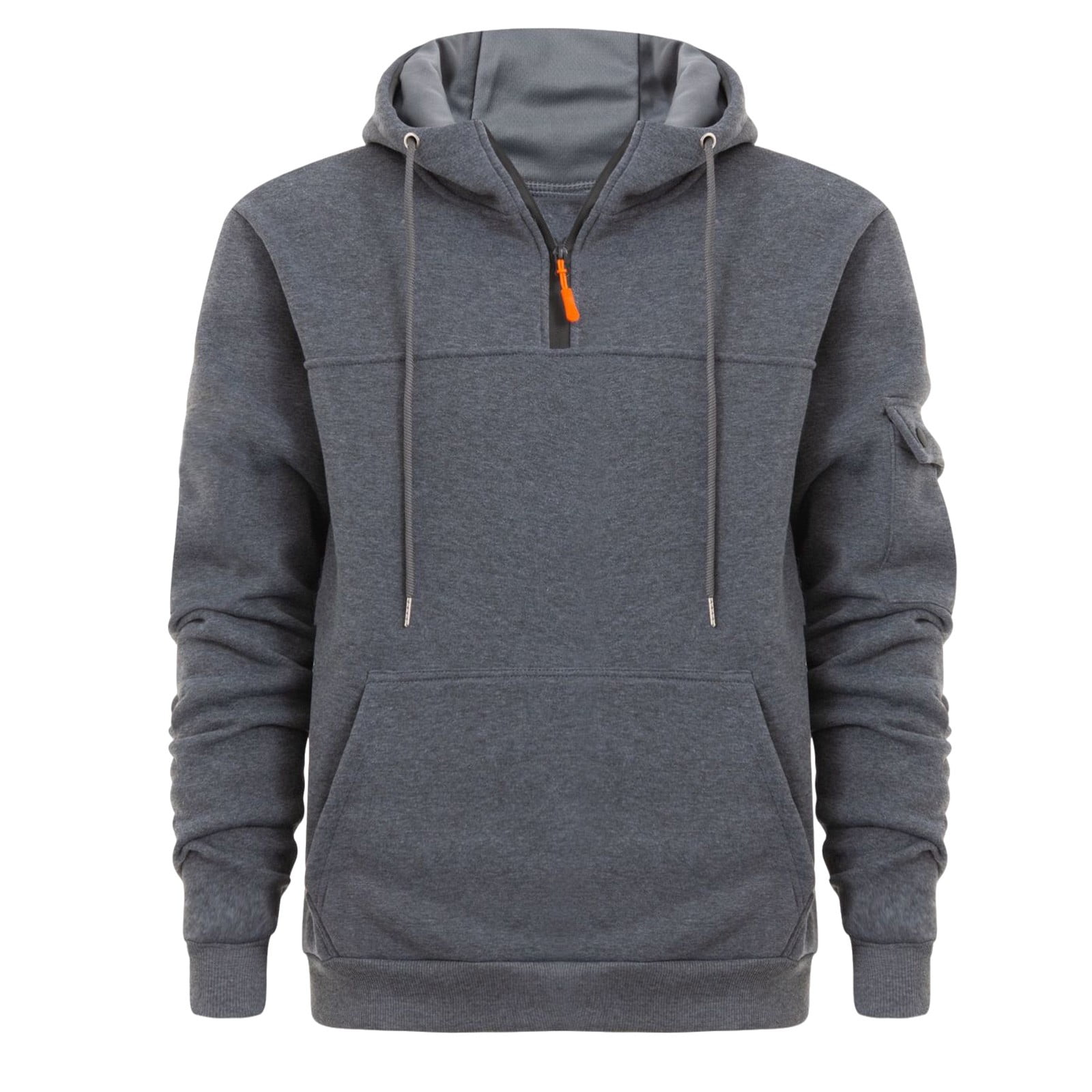 AnuYalue Pullover for Mens Quarter Zip Training Tactical Hoodies ...