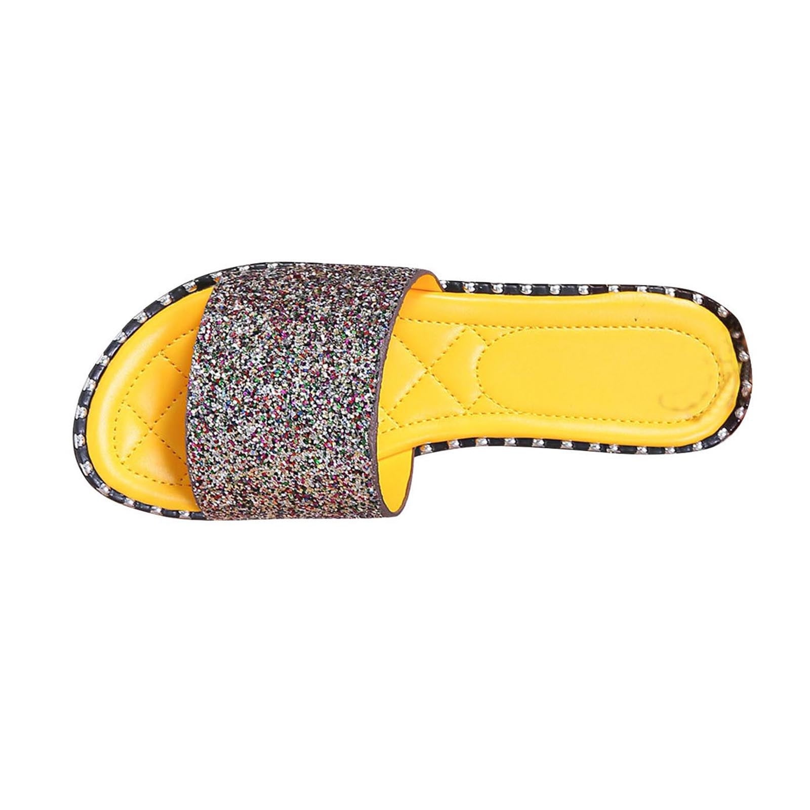 AnuYalue Slide Sandals for Women Dressy Slippers for Summer Flat ...