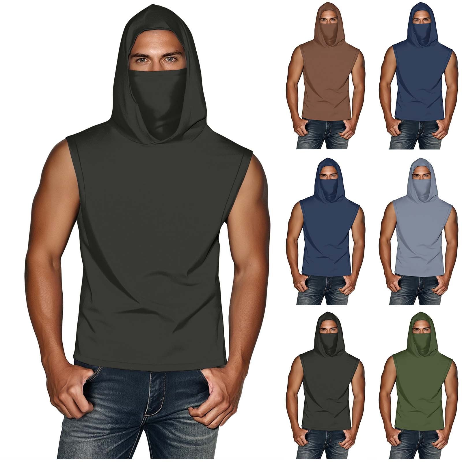 AnuYalue Sun Protection Tank Top for Men Women Big and Tall Sleeveless ...