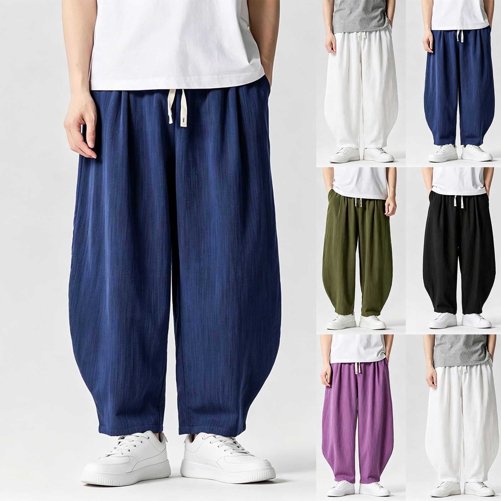 AnuYalue Sweatpants for Men Casual Loose Workout Pants Big and Tall ...