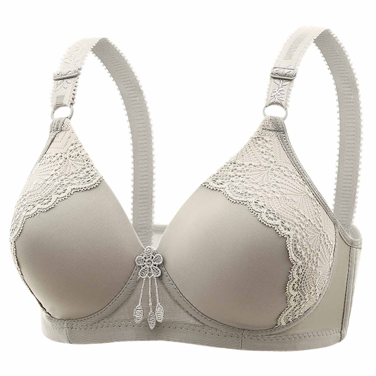 AnuYalue Women's Bras Wireless Full Coverage Plus Size Non Padded ...